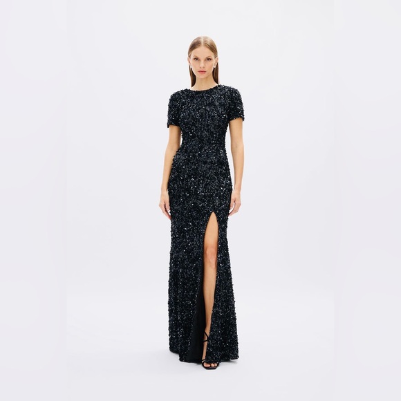 Rachel Gilbert | Dresses | Rachel Gilbert Nixie Gown Sequin Embellished ...